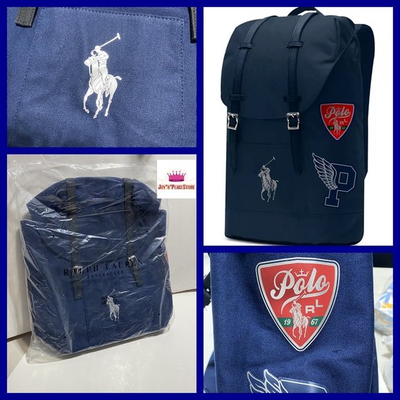 Polo by Ralph Lauren | Bags | Women Men Polo Ralph Lauren Navy Blue ...